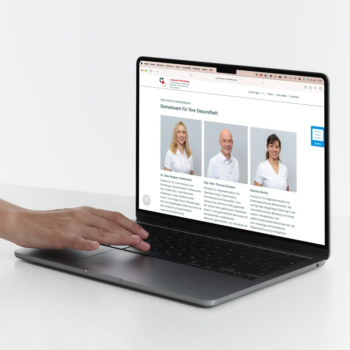 Websites für Ärzte, Zahnärzte & Kliniken - ProDoc Design® Berlin